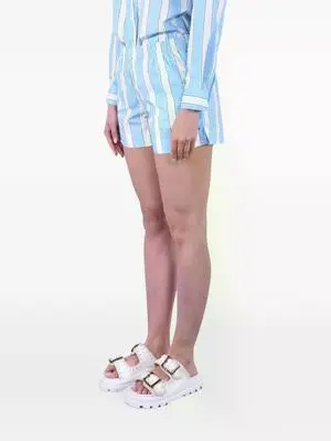 MC2 SAINT BARTH Vertical Stripe Cotton Shorts