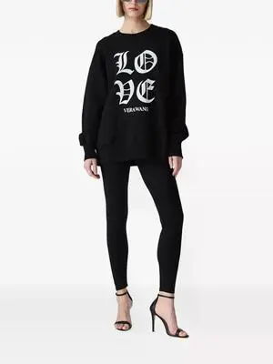 Vera Wang Oversized Graphic Sweatshirt