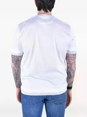 Eleventy Layered-effect Cotton T-shirt