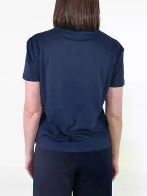 Max Mara Short Sleeve Crewneck T-shirt - Blue