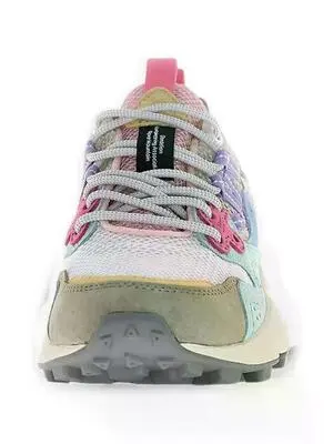 FLOWER MOUNTAIN Suede Panel Sneakers