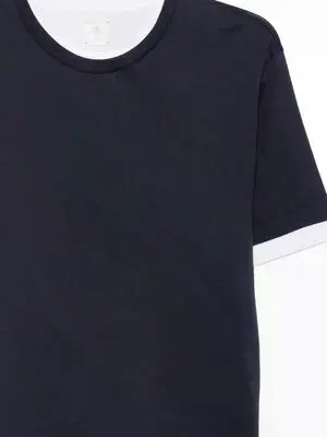 Eleventy Round Neck T-shirt - Blue