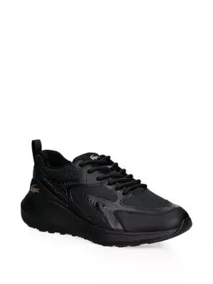 Lacoste L003 Evo Panelled Logo Patch Sneakers - Black