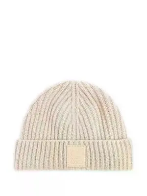 Loewe Ribbed-knit Beanie Hat