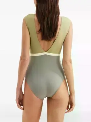 ERES Panelled V-neck Sleeveless Swimsuit