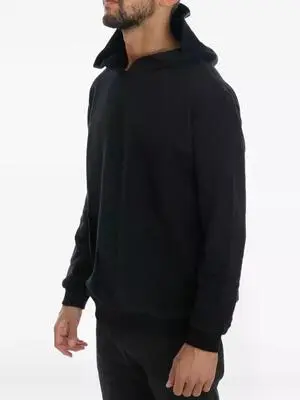 DANIELE ALESSANDRINI Logo Plaque Hoodie