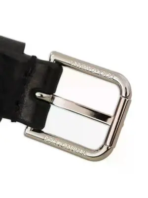 Dolce & Gabbana Logo-engraved Buckle Belt