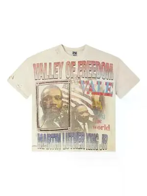 Vale Forever Distressed T-shirts For Men