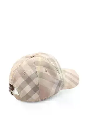 Burberry Beige House Check Baseball Cap