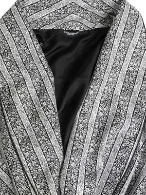 Dolce & Gabbana Silk Robe - Silver