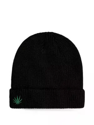 WACKO MARIA Embroidered Beanie - Black