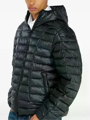 DIESEL® Quilted Hooded Puffer Jacket