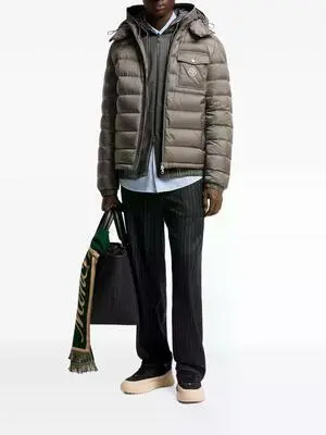 Moncler Verith Hooded Quilted Jacket - Grey