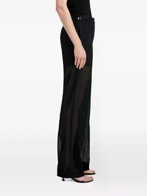 Proenza Schouler Sheer Wool Straight Leg Trousers