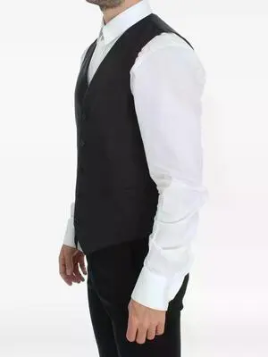 Dolce & Gabbana Pointed-hem V-neck Waistcoat