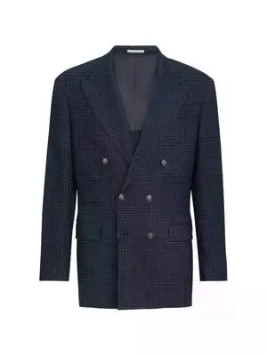 Brunello Cucinelli Peaked-lapel Double-breasted Blazer