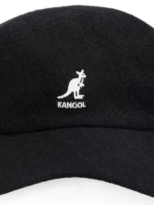 KANGOL Logo Patch Baseball Cap - Black
