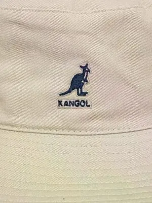 KANGOL Embroidered Logo Bucket Hat
