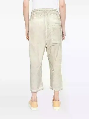 THOM KROM Drawstring-waist Cropped Trousers