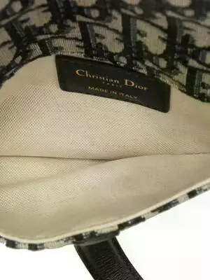 Dior 2019 Oblique Canvas Saddle Belt Bag - Blue