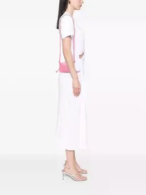 Bottega Veneta Intrecciato Loop Camera Bag - Pink