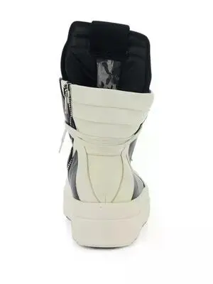 Rick Owens Jumbolace Geobasket High-top Sneakers - Black