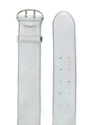 Prada Metallic Effect Buckle Belt