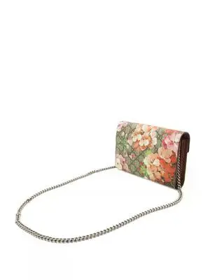 Gucci 2016-2026 Gg Supreme Blooms Dionysus Wallet On Chain Crossbody Bag - Neutrals