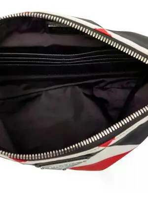Prada Nylon Geometric Triangle Pattern Clutch Bag