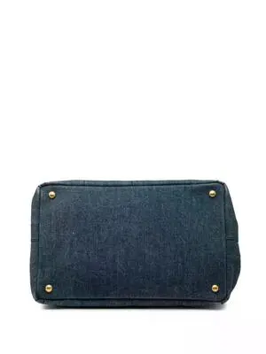 Prada Denim Satchel - Blue
