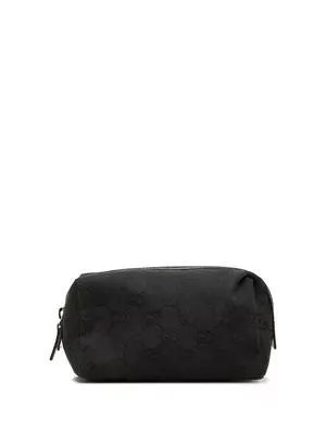 Gucci Gg Canvas Cosmetic Pouch - Black