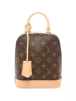 LOUIS VUITTON Monogram Alma Backpack - Brown