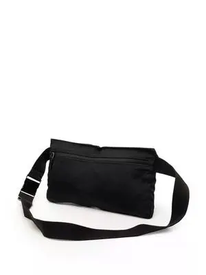 Gucci Nylon Double Pocket Belt Bag - Black