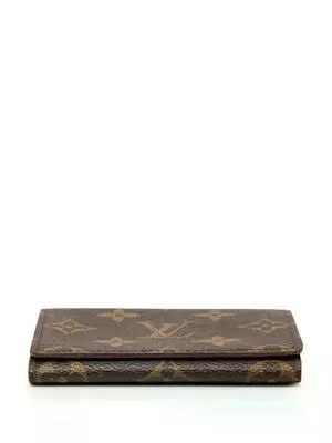 LOUIS VUITTON 1997 Monogram Envelope Business Card Holder