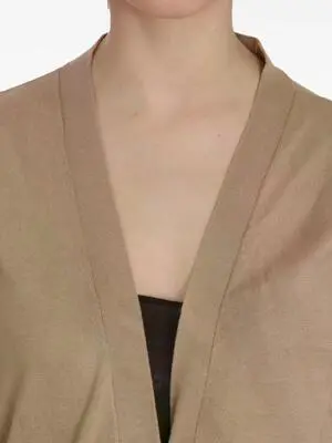 PINK MEMORIES Sleeveless Button-fastening Cardigan