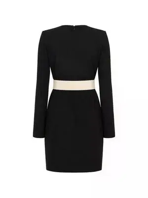 Givenchy Belted Colour-block Mini Dress