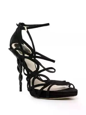 Dior 120mm Strappy Cage Sandals