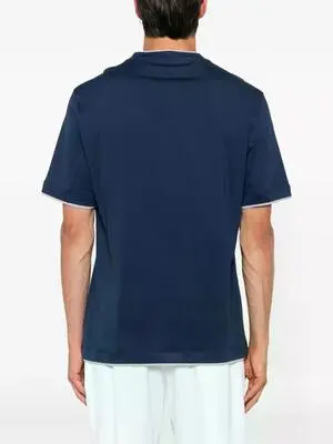 Brunello Cucinelli Contrast-trim Cotton T-shirt