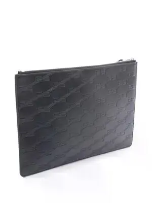 Balenciaga Bb Monogram Clutch Bag