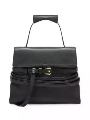 Moschino Leather Shoulder Bag - Black