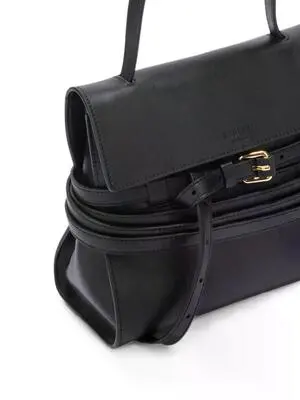 Moschino Leather Shoulder Bag - Black