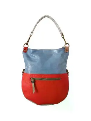 EBARRITO Snakeskin-print Leather Tote Bag
