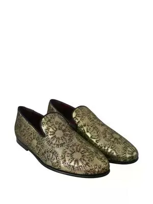 Dolce & Gabbana Floral Jacquard Loafers
