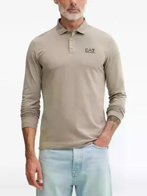 Ea7 Logo Polos For Men