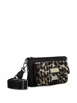 Dolce & Gabbana Leopard Jacquard Crossbody Bag