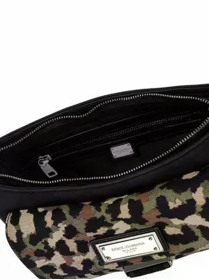 Dolce & Gabbana Leopard Jacquard Crossbody Bag