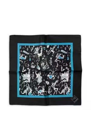 Dolce & Gabbana Silk Handkerchief - Black