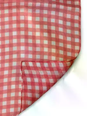 Dolce & Gabbana Check-pattern Silk Scarf