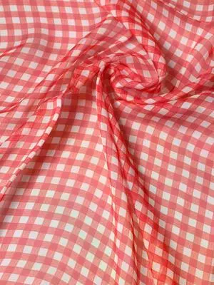 Dolce & Gabbana Check-pattern Silk Scarf
