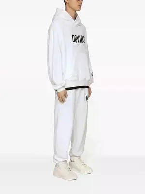 Dolce & Gabbana Cotton Slogan Print Hoodie